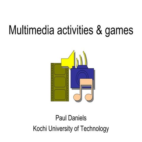 Multimedia activities & games | PPTX