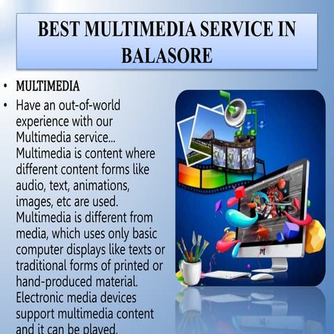Best Multimedia Agency & Service in Balasore smiwa infosol | PPT