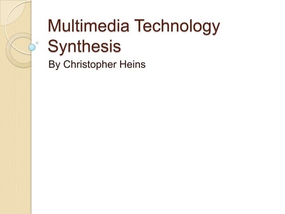 Synthesis Quest: Multimedia/Interactive Guild | PDF