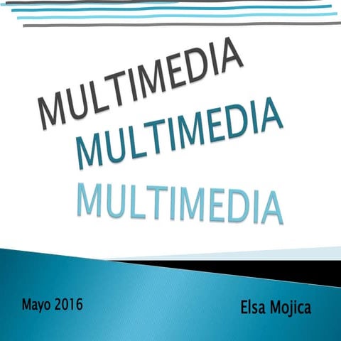 Qué es comunicación multimedia | PDF