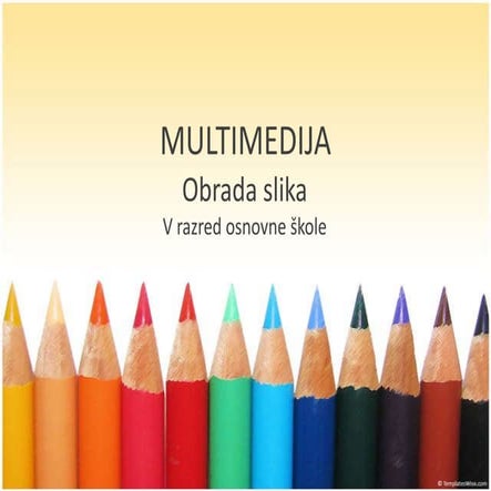 Multimedija za v razred oš | PPTX