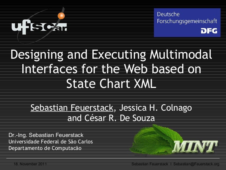 Designing And Executing Multimodal Interfaces For The Web Based On St