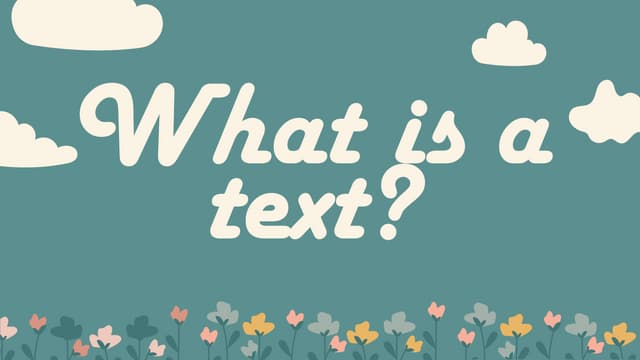 LESSON 3 - MULTIMODAL TEXTS.ppowerpointtx | PPTX