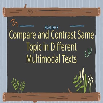 Multimodal Texts | PPTX