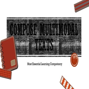 A Multimodal Text Presentation in full details | PPTX