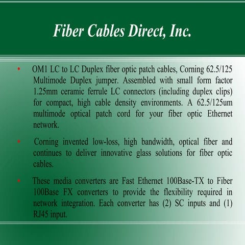 Multimode Fiber cable | PDF