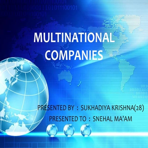 Multinational company | PPTX