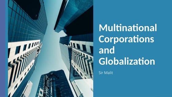 Multinational corporations sudhakarant1608 | PDF | Large Business | Business