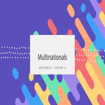 Multinationals Pptx Business Presentation Pptx
