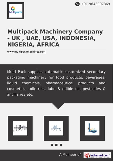 Packaging machinery and equipment | PPT