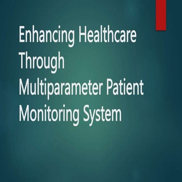 Multiparameter Patient Monitoring Systems.pptx