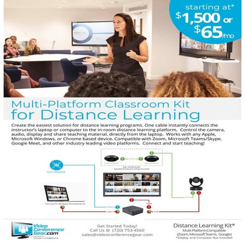 Distance Learning Classroom Kit: The easiest multi-platform classroom ...