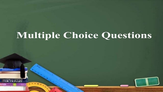 How to create multiple choice questions | PPT
