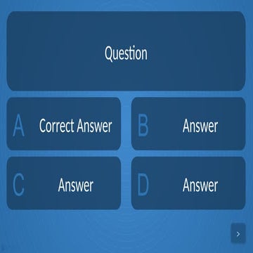 Multiple Choice Template Pptx For Presentation Pptx