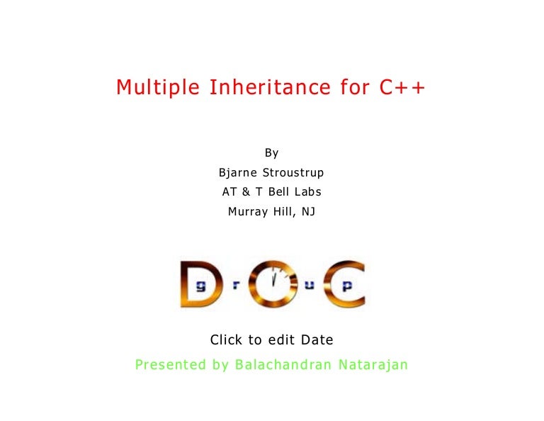 Multiple Inheritance For C 
