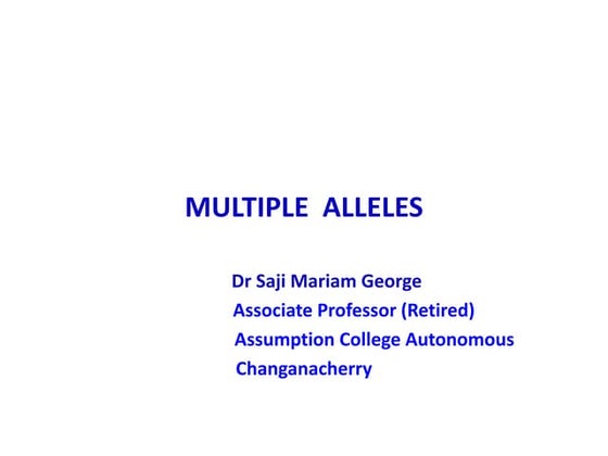 Multiple alleles - ABO blood group, Rh Factor, Erythroblastosis ...