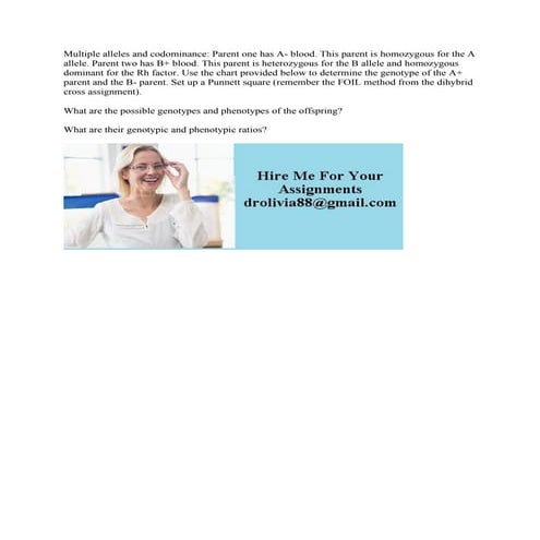 Multiple alleles and codominance- Parent one has A- blood- This parent.pdf