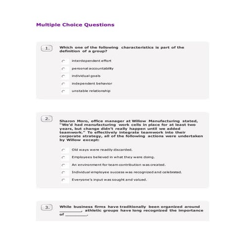 Multiple choice questions 9182 | DOCX