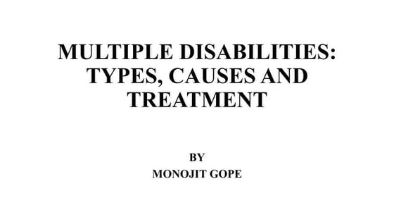 14 Disability Categories | PPT