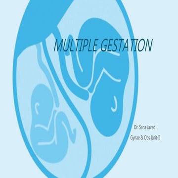 Multiple gestation [autosaved].pptx 1 | PPTX
