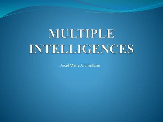 Multiple Intelligences PPT 1.ppt