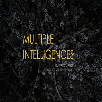 HOWARD GARDNER’S MULTIPLE INTELLIGENCES PPT.pptx