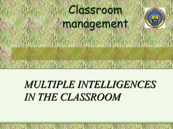 Multiple intelligences ppt | PPT