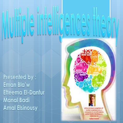 Multiple intelligences theory | PPT