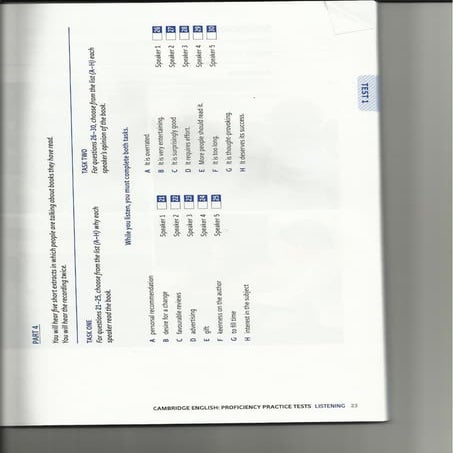 Multiple matching practice for c2 students (2) | PDF