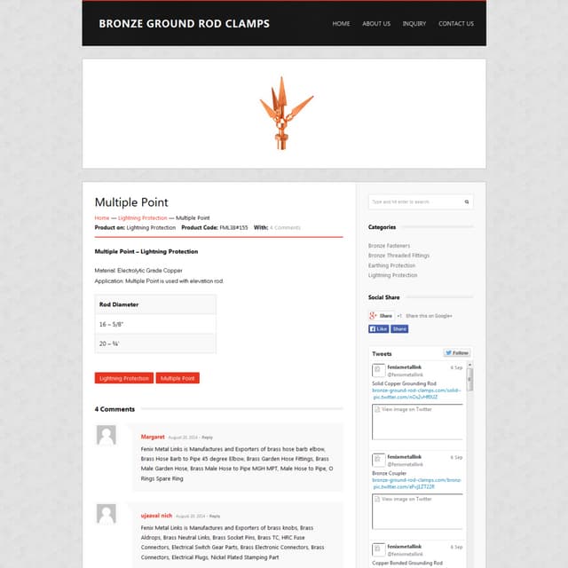 Multiple point lightning protection | PDF