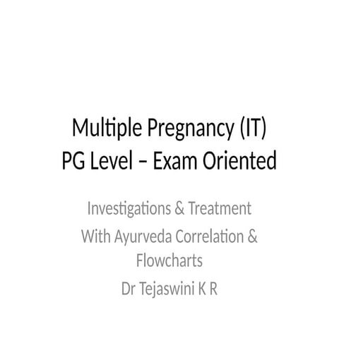 Comprehensive Guide to Multiple Pregnancy: Diagnosis, Management ...
