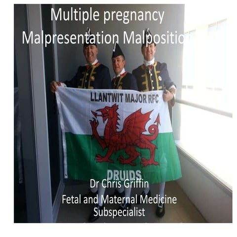 Multiple pregnancy malpresentation malposition | PPTX