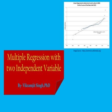 Multiple Regression with two Independent Variable- by Dr. Vikramjit Singh.pdf
