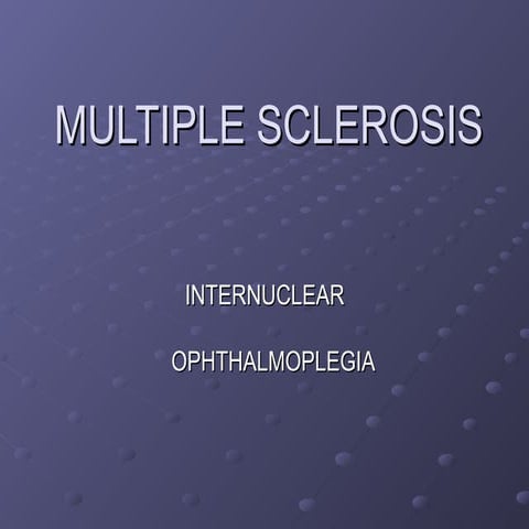Multiple sclerosis | PPT