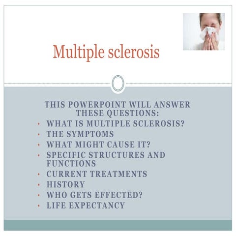 Multiple sclerosis | PPTX