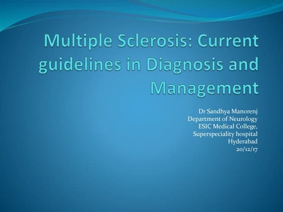 ICD-10 Codes for Multiple sclerosis (MS) | PDF