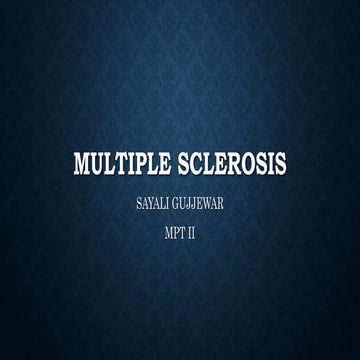 Multiple Sclerosis Pptx