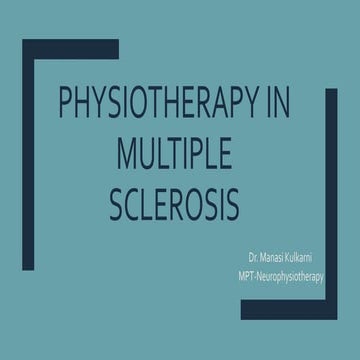 Multiple sclerosis | PPTX