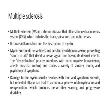 multiple sclerosis.pdfbfhksdbgklhzgbhkgbzdskgs | PPT