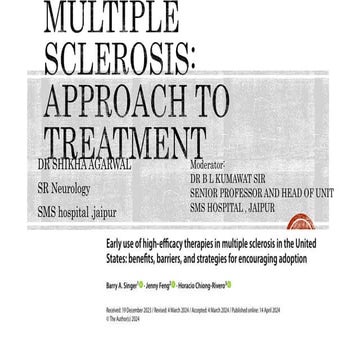 Multiple Sclerosis Pptx Sms Mc Jaipur Rajasthan Pptx