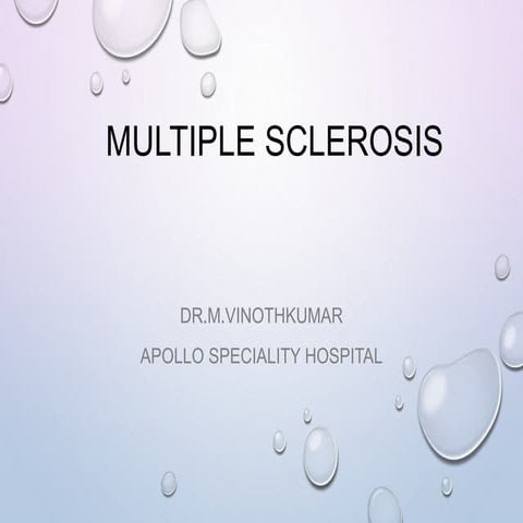 Imaging in Multiple sclerosis | PPTX