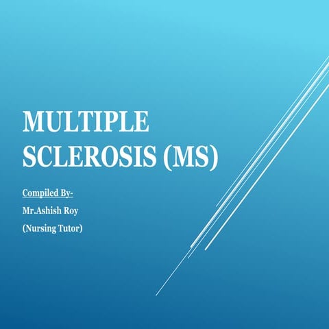 Multiple sclerosis | PPTX