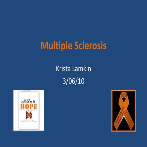 Multiple Sclerosis Powerpoint | PPTX