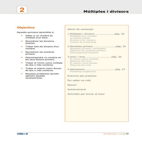 Multiples i divisors | PDF