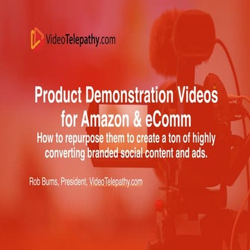 Helium 10 presentation: Product Demonstration Videos for Amazon & eComm, | PDF