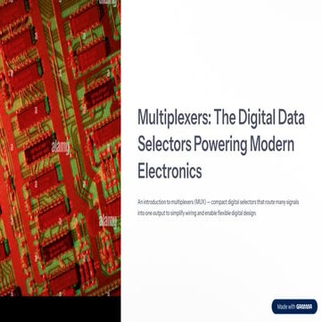 Multiplexers & Demultiplexers | PPT