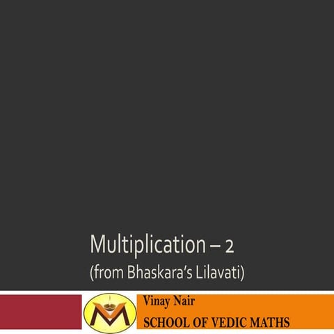 Multiplication 2 | PPT