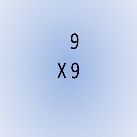 Multiplication 9s | PPT