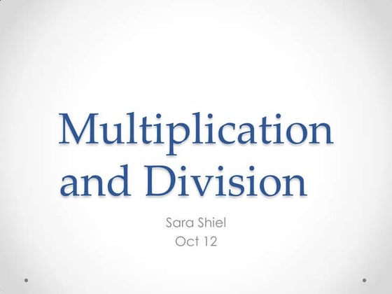 6. lesson 5 multiplication of whole numbers | PPTX | Science