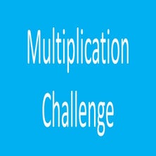 Multiplication challenge | PPT